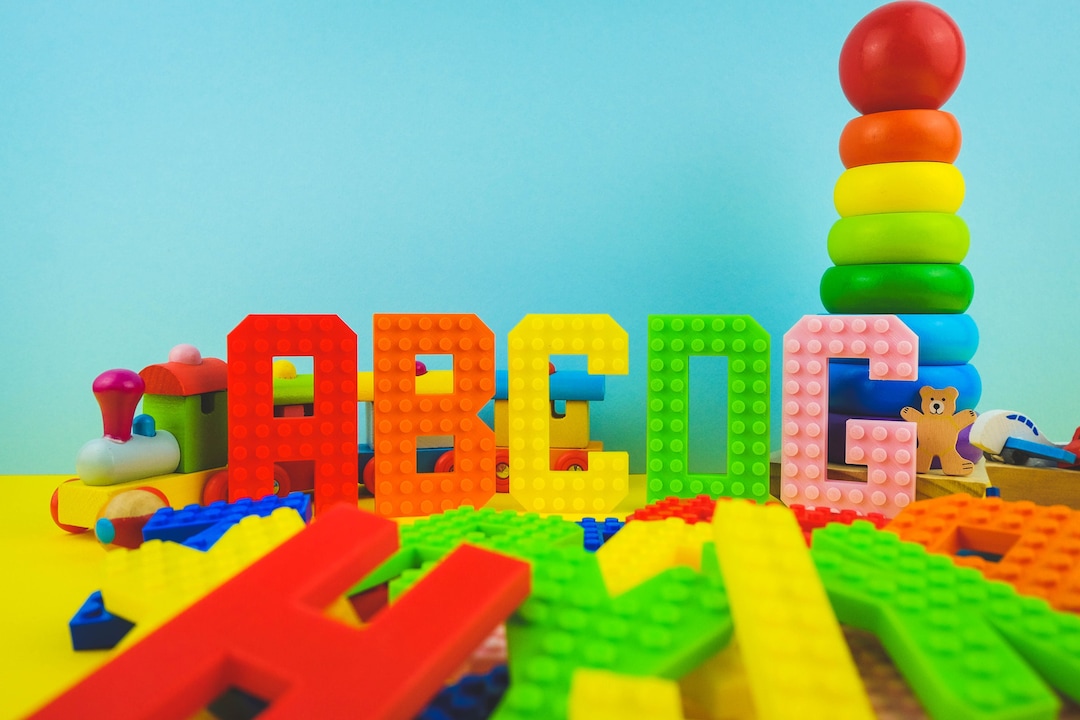 Alphabet 3D Printed Brick Style Name Plate Personalized Kid Boy Girl ...