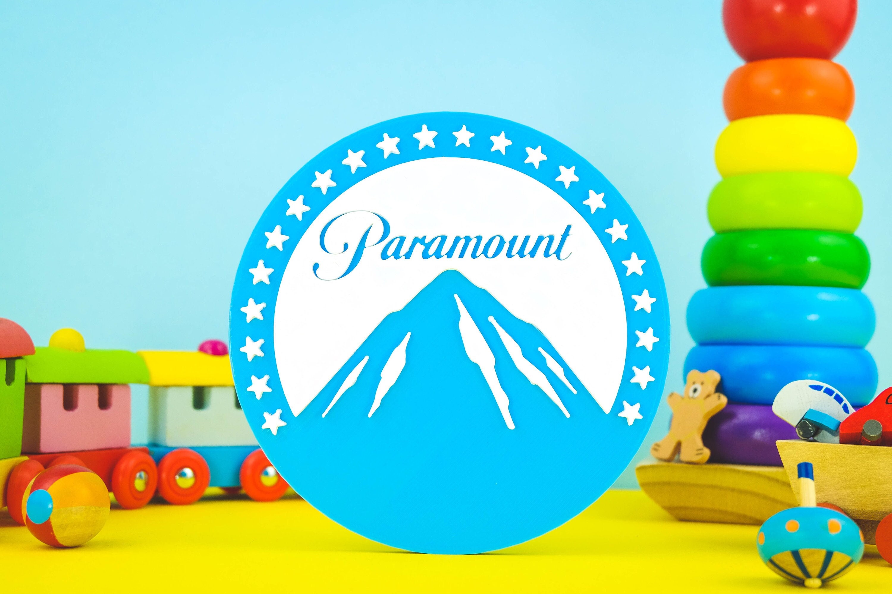 Paramount Pictures Print Logo Paramount Network Logo 3D Printed