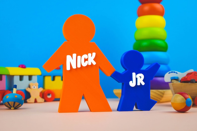 Nick Jr 3D Printed Logo Clasic Version Nickelodeon Junior - Etsy Israel