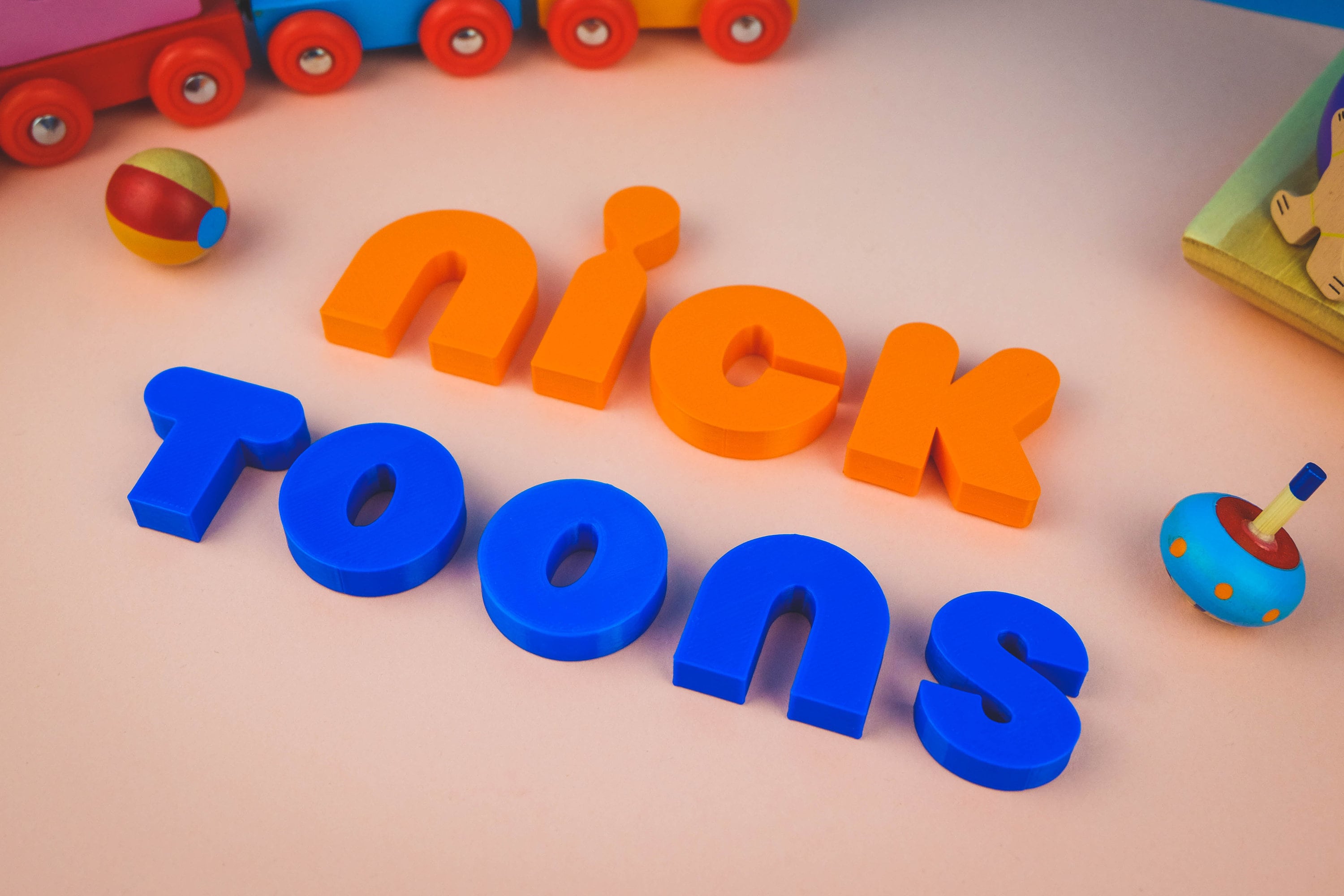 Nick Toons Letters 3D Printed Logo Pretend Play Kids Toy - Etsy Hong Kong