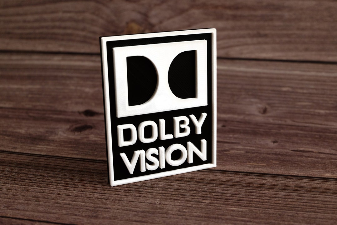 Dolby Vision 3D Printed Logo Sign Home Cinema Theater Decor 3D - Etsy