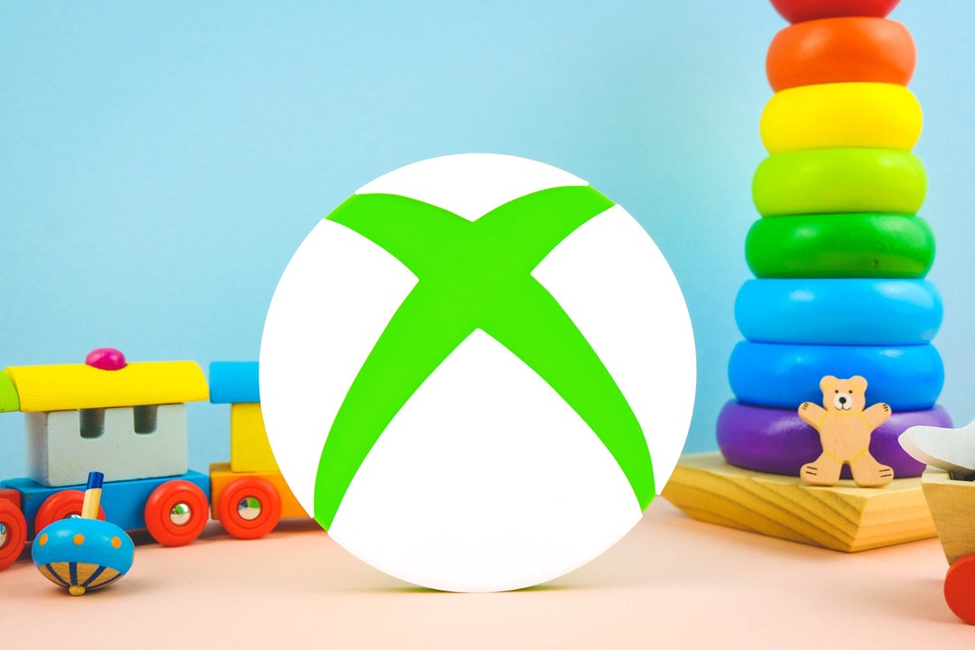 XBOX Logo 3D Printed Decoration Pretend Play Kids Toy 3D Printing Man ...