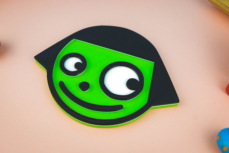Dot Face PBS Kids 3D Printed Logo - Etsy