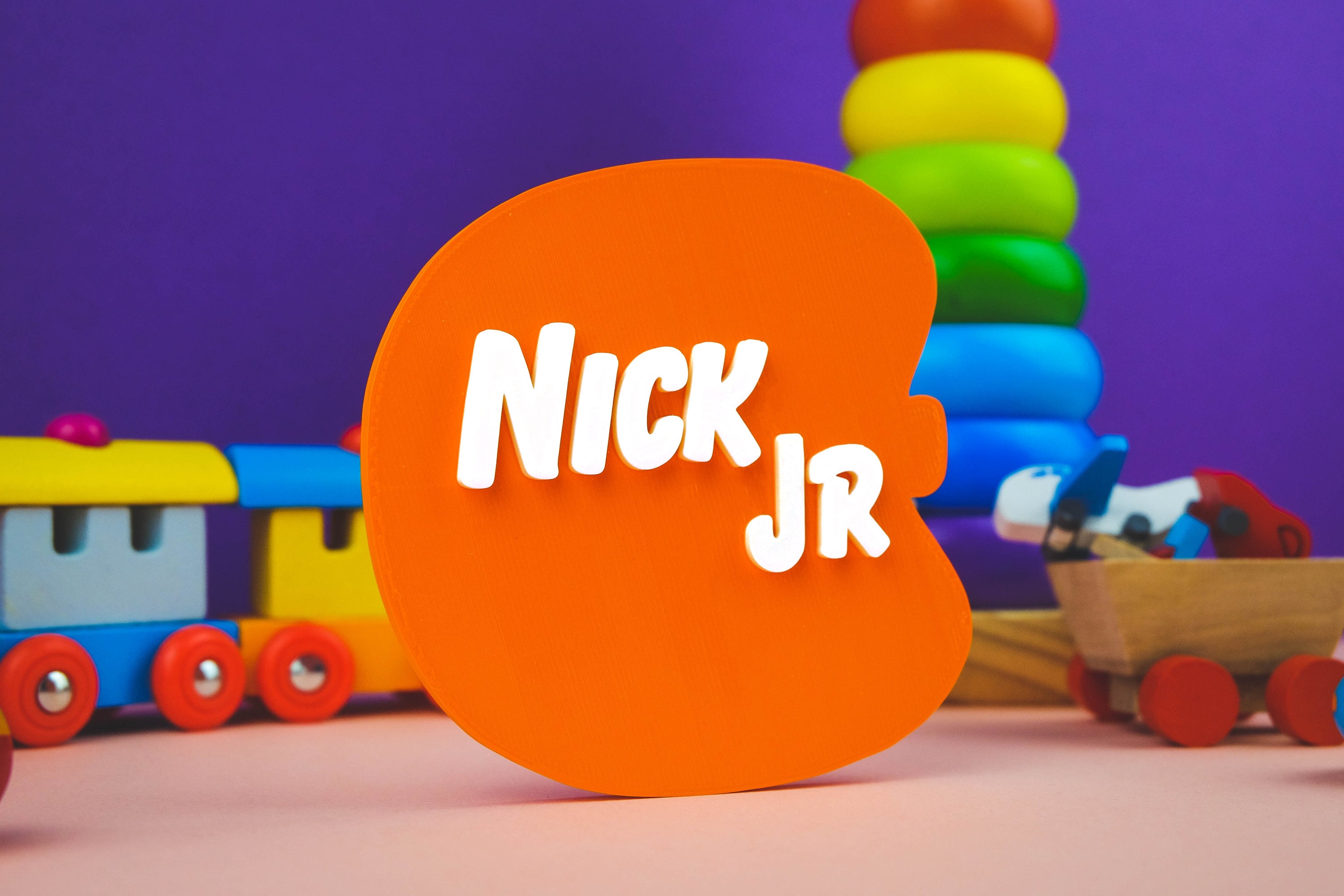 Nick Jr Leaf 3D Printed Logo Nickelodeon Junior - Etsy Ireland