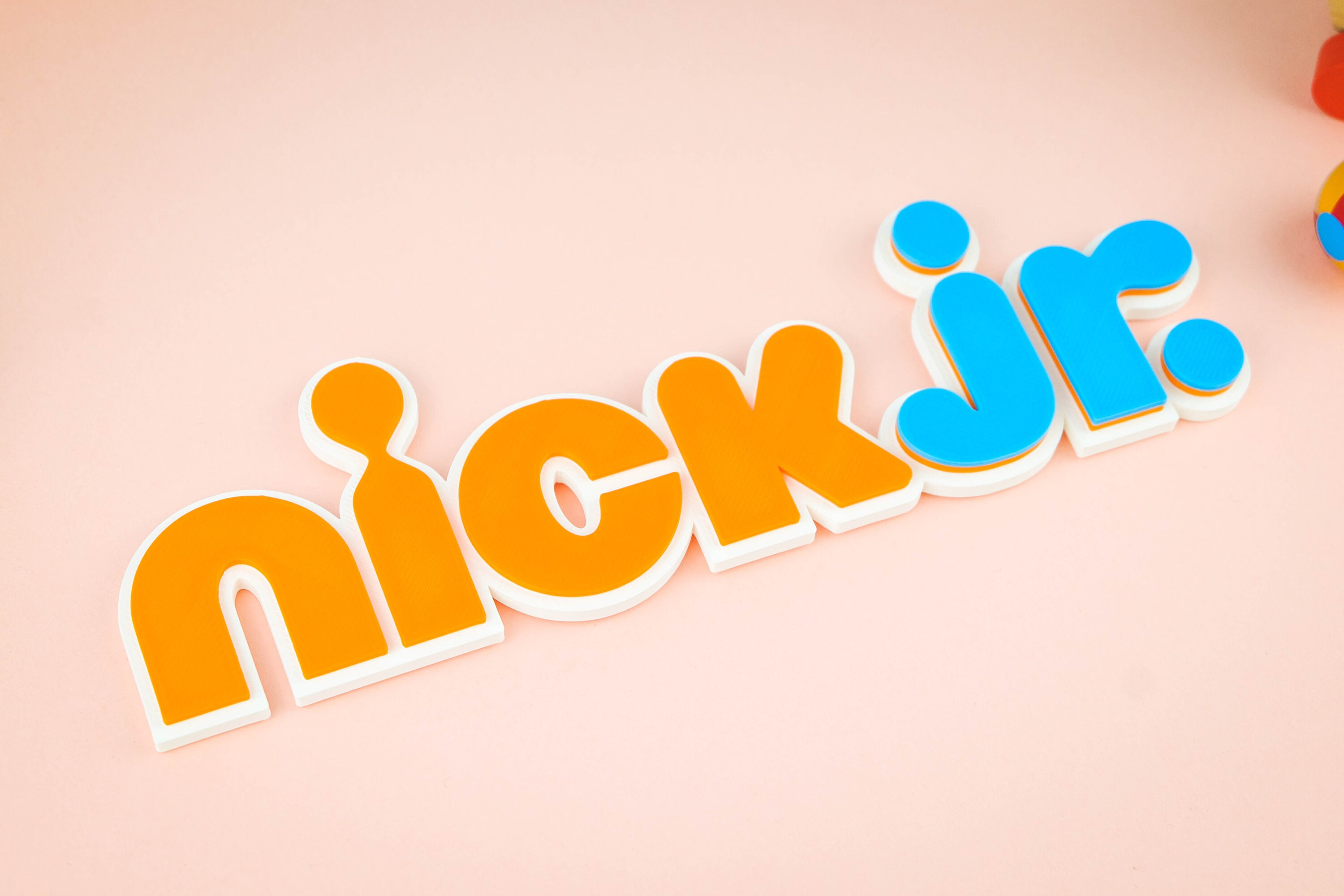 Nick Jr Logo Stand 3D Printed Kids Toy Gift Pretend Play - Etsy UK