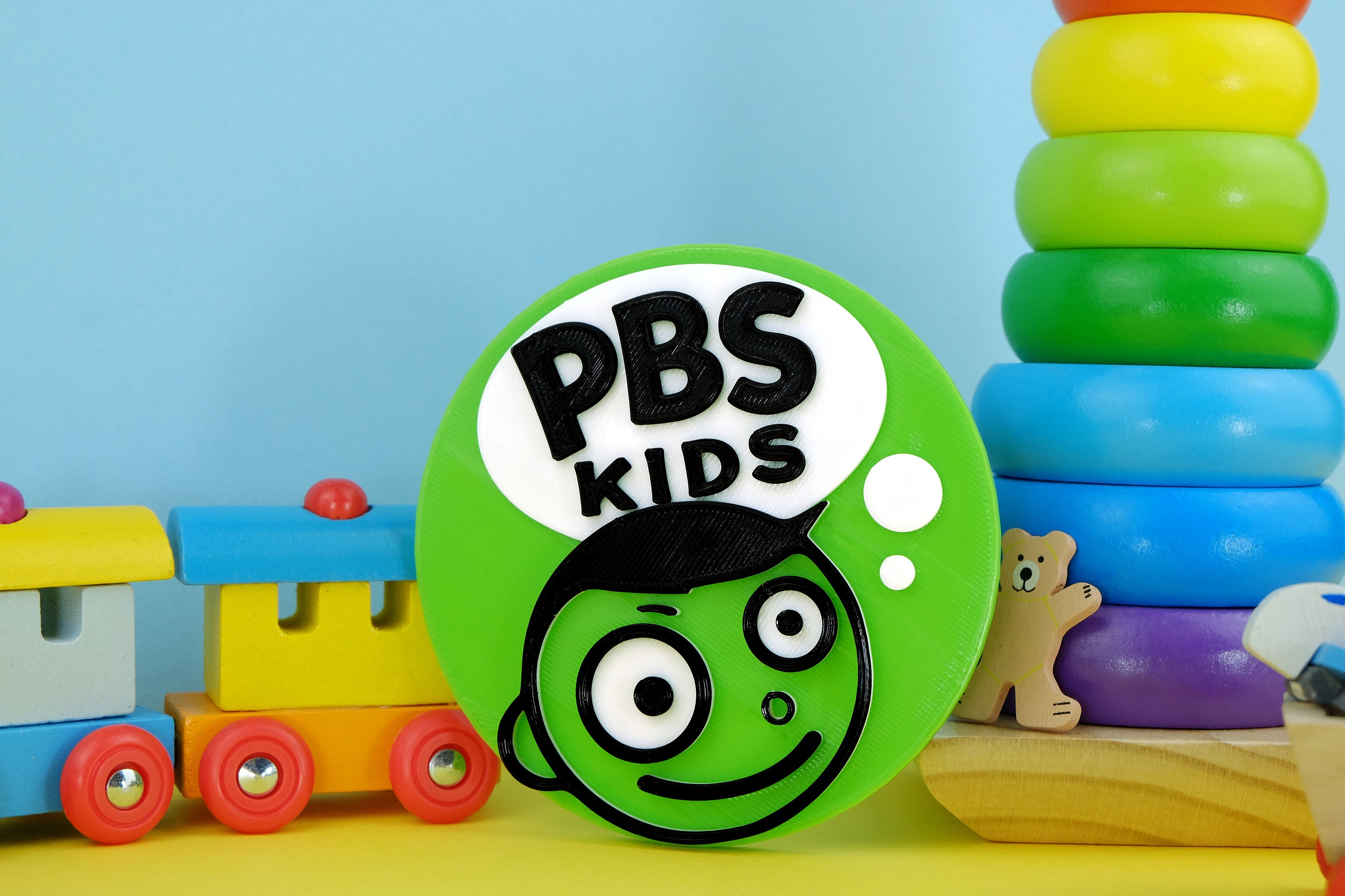 PBS Kids Happy Dash Dot 3D Printed Logo - Etsy Ireland