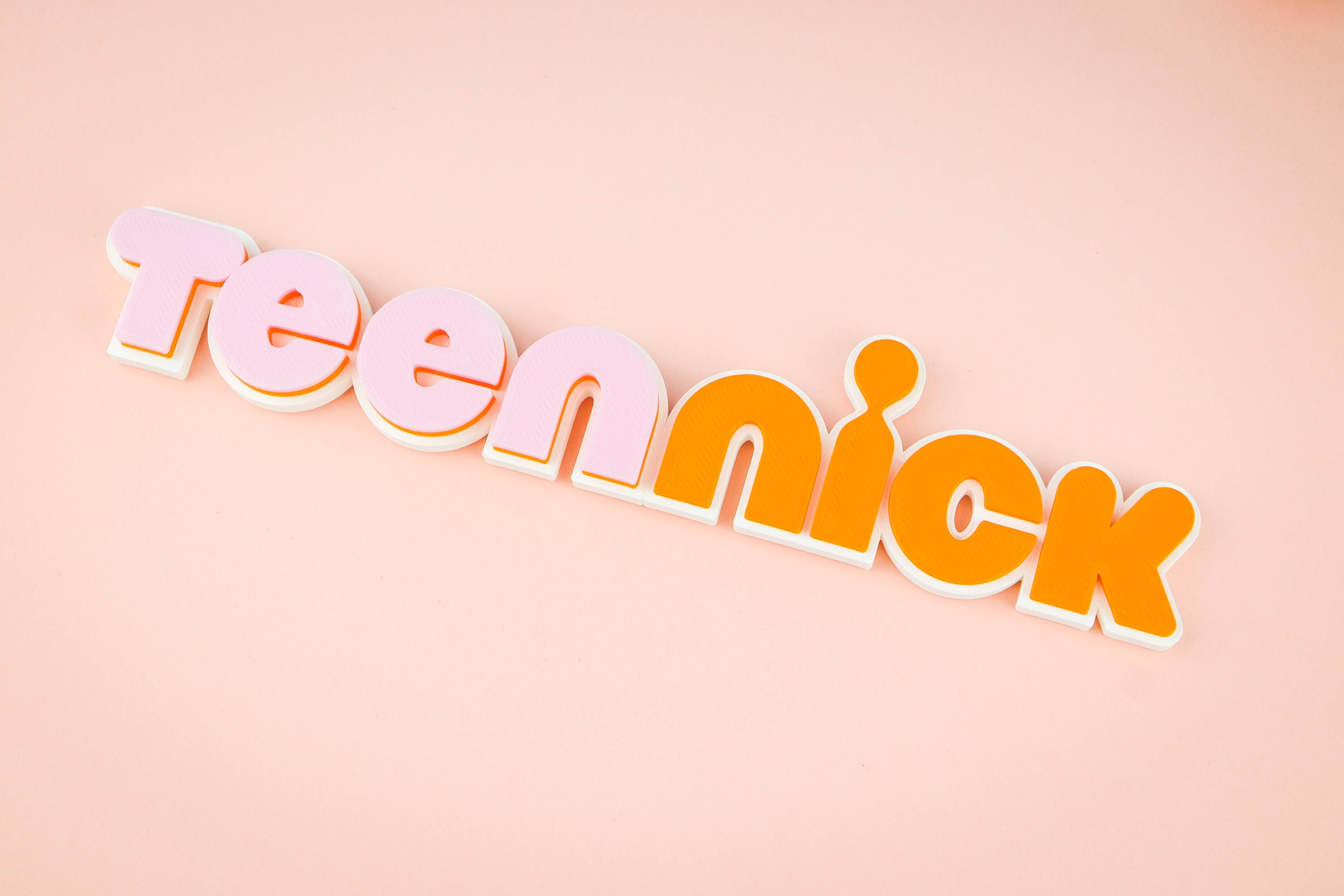 Teen Nick Logo Stand 3D Printed Kids Toy Gift Pretend Play - Etsy