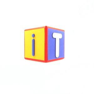 HIT Logo 3D Printed Pretend Play Kids Toy 3D Printing Warner Bros 3D ...