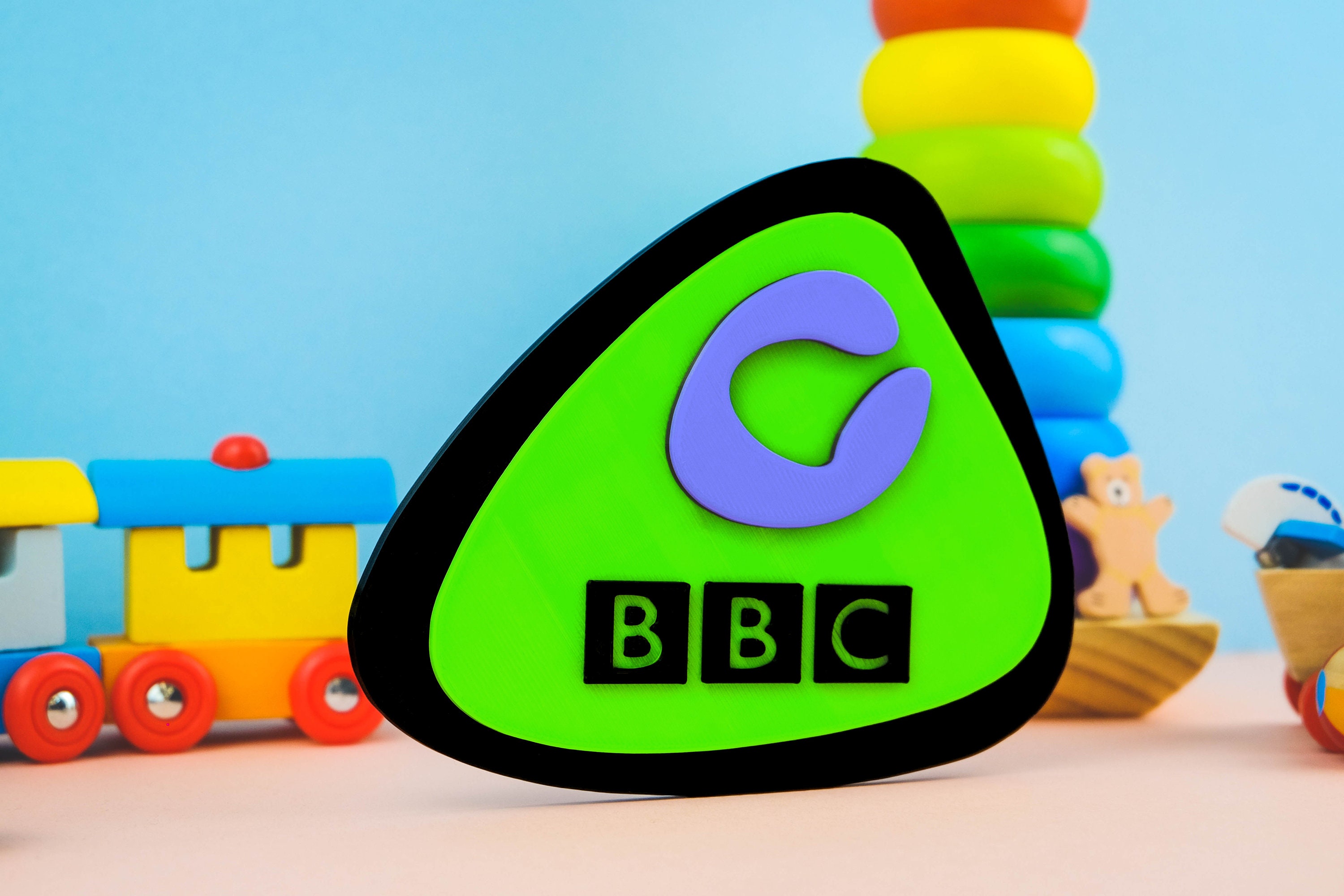 CBBC Logo 3D Printed Pretend Play Kids Toy Gift 3D Printing Kid Movie ...