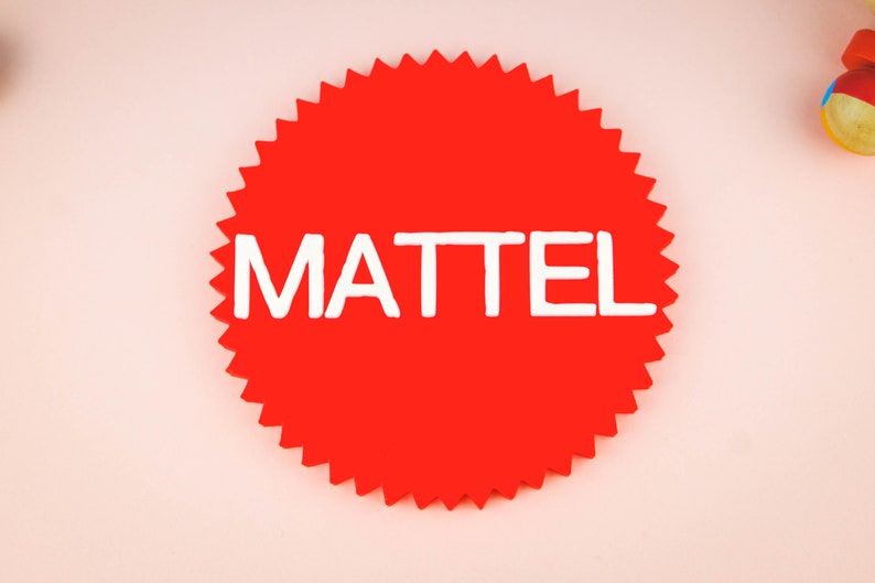 Mattel Logo 3D Printed Pretend Play Kids Toy Gift 3D Printing - Etsy
