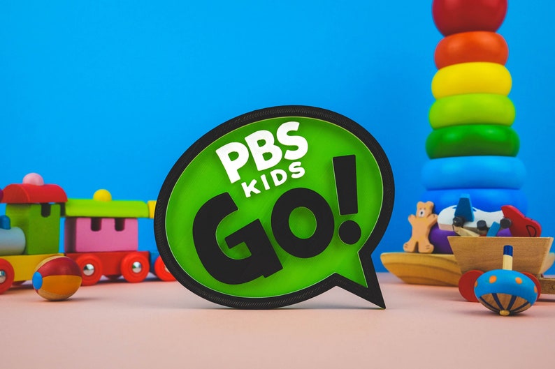 PBS Kids Go 3D Printed Logo - Etsy