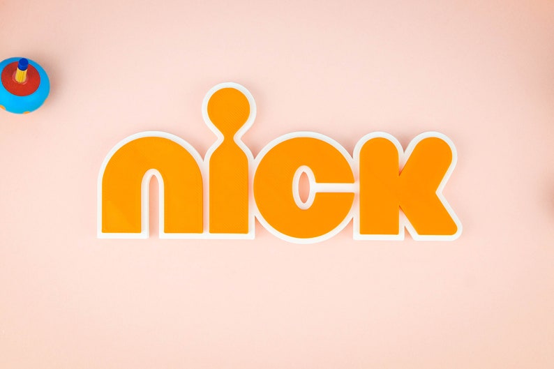 Nick Logo Stand 3D Printed Kids Toy Gift Pretend Play - Etsy