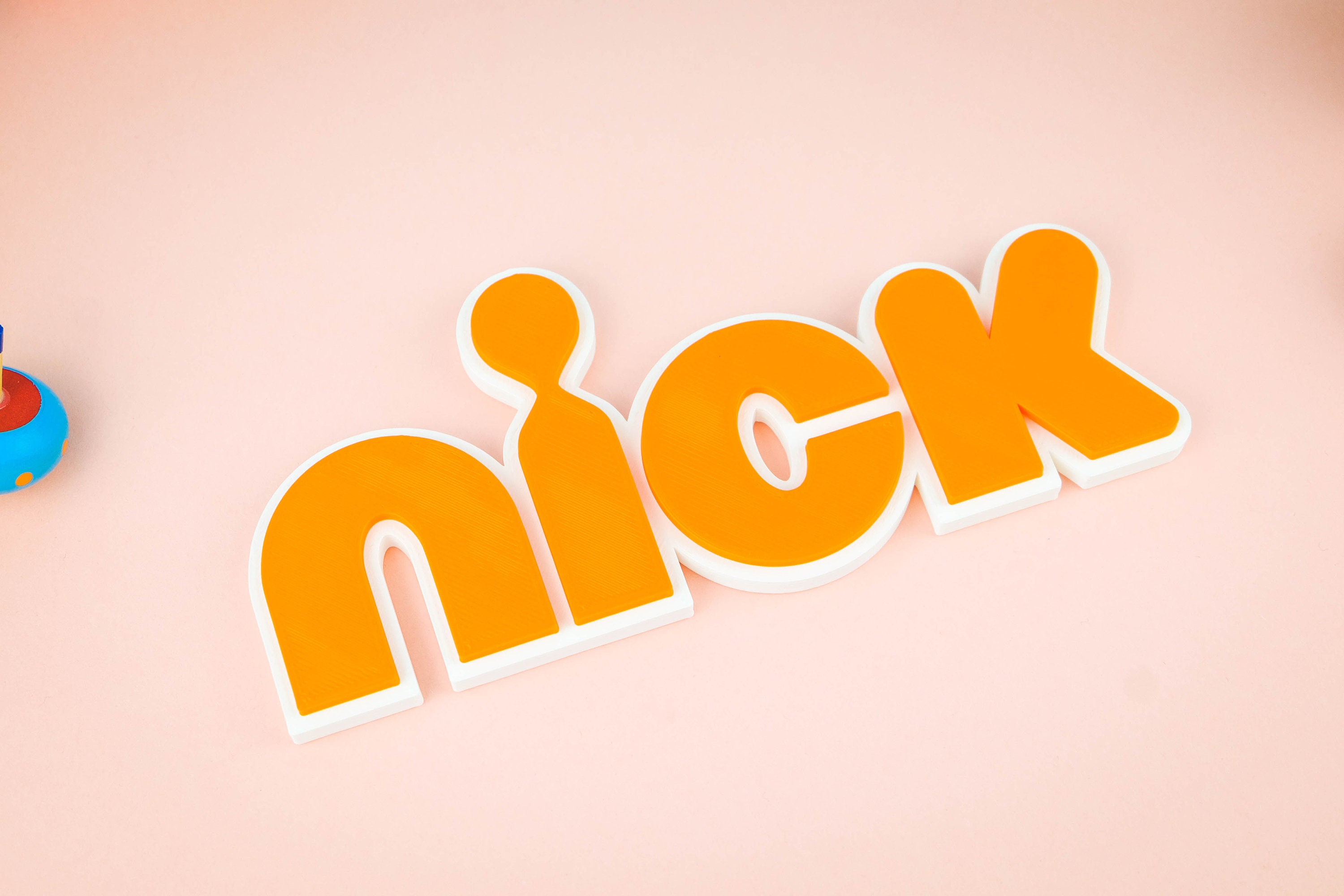 Nick Logo Stand 3D Printed Kids Toy Gift Pretend Play - Etsy