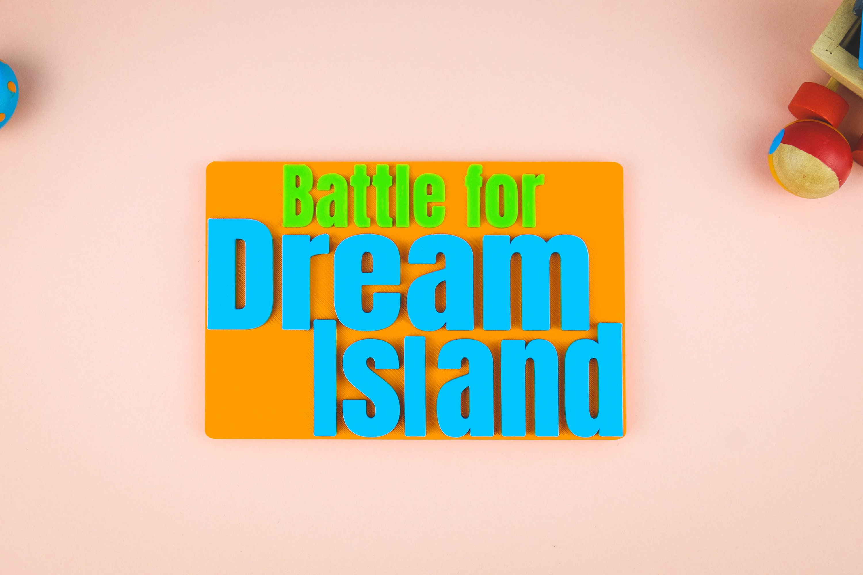 BFDI Battle for Dream Island Logo 3D Printed Pretend Play Kids - Etsy UK