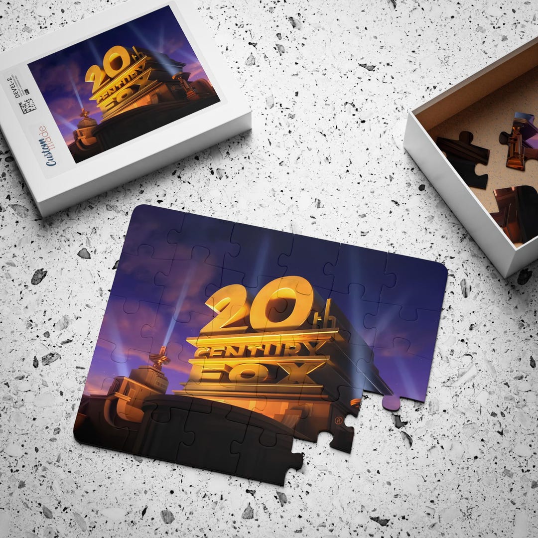 20th Century Fox Logo Puzzle, 30 Pieces Kids Puzzle, Pretend Play, Kid ...