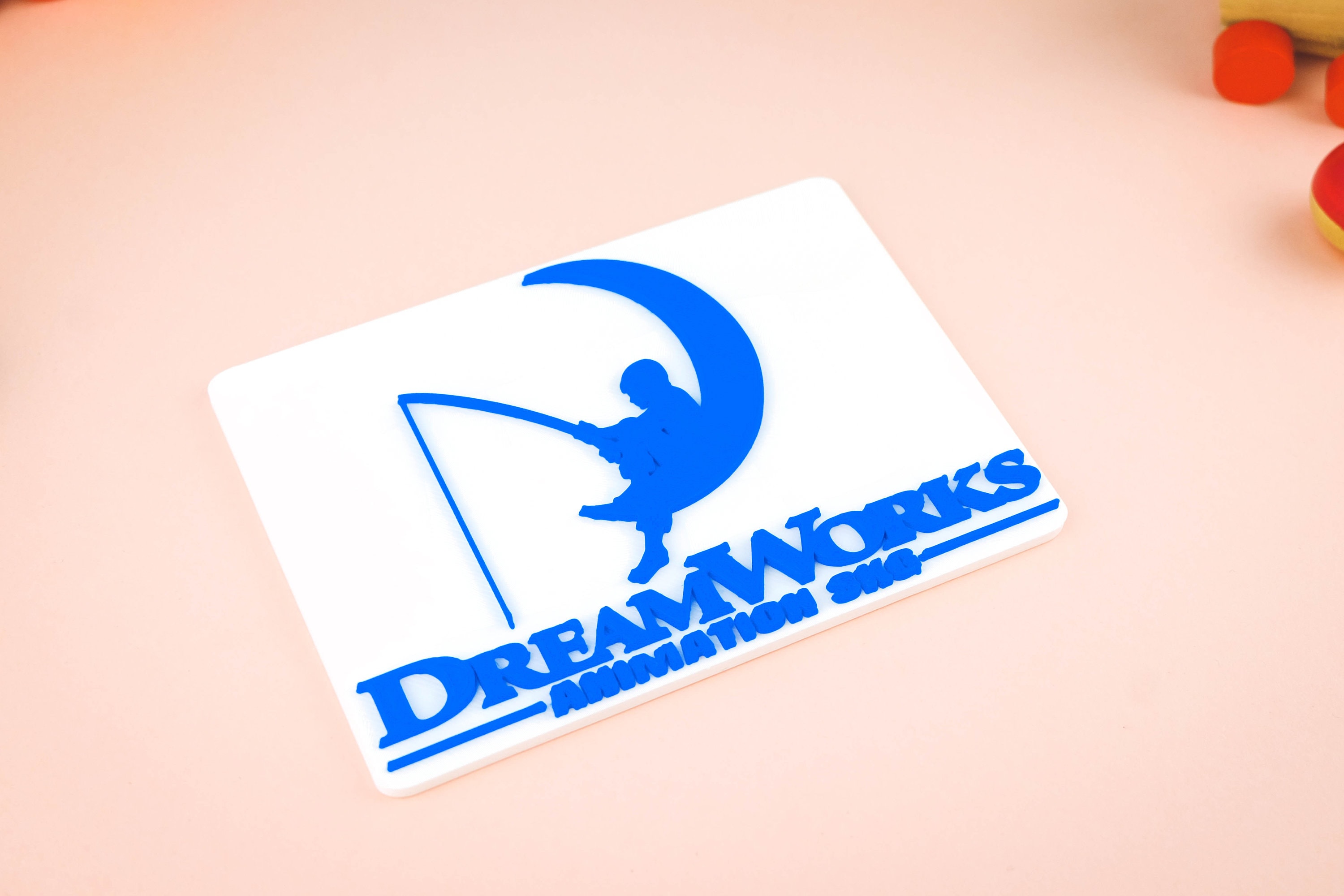 Dreamworks Logo 3D Printed Pretend Play Kids Toy 3D Printing - Etsy ...