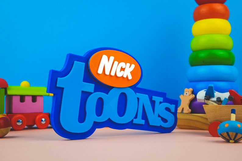 Nicktoons 2005 Nickelodeon TV Logo Nick Junior Jr 3D Printed - Etsy