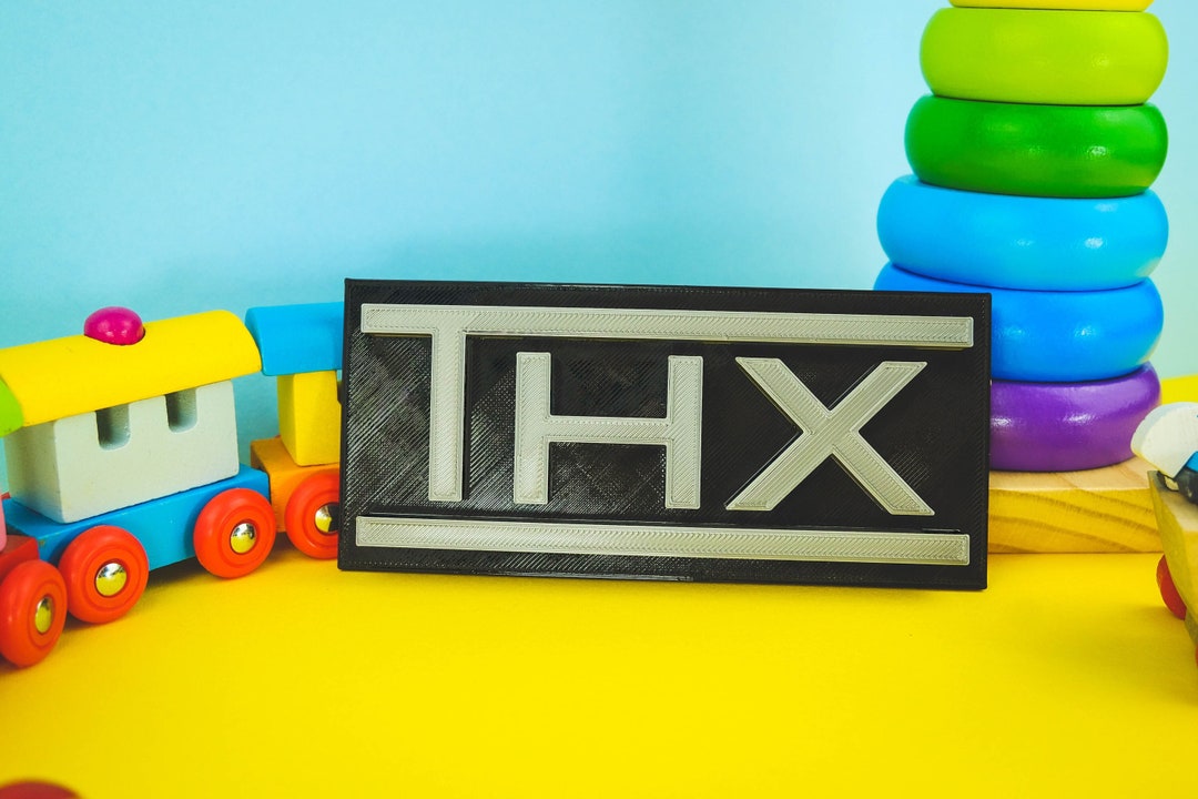 THX 3D Printed Logo Sign Home Cinema Theater Decor 3D Print Decoration ...