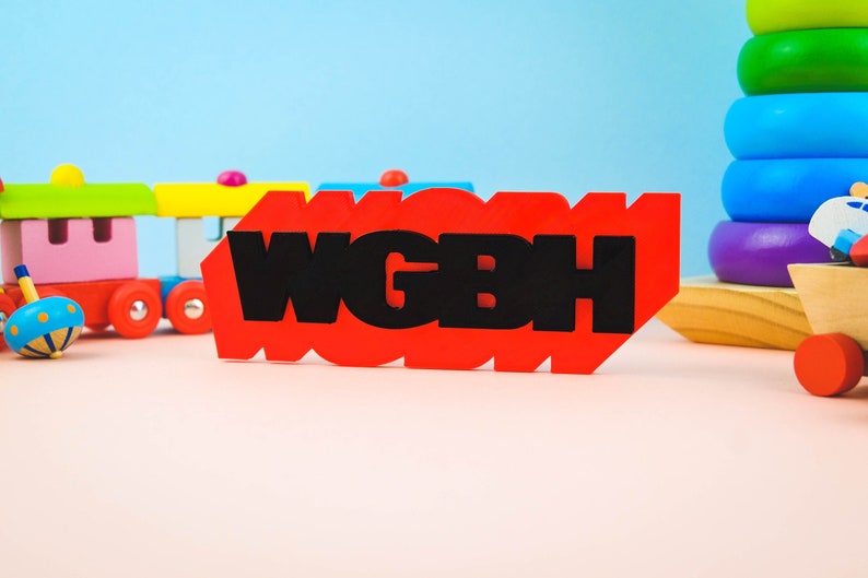 WGBH PBS Logo 3D Printed Kids Toy Gift Pretend Play 20th - Etsy