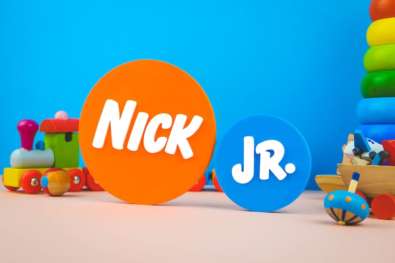 Nick Jr 2003 - 2009 Logo 3D Printed Logo Kids Toy - Etsy