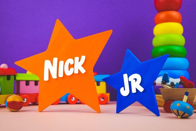 Nick Jr Stars Logo 3D Printed Logo Kids Toy - Etsy