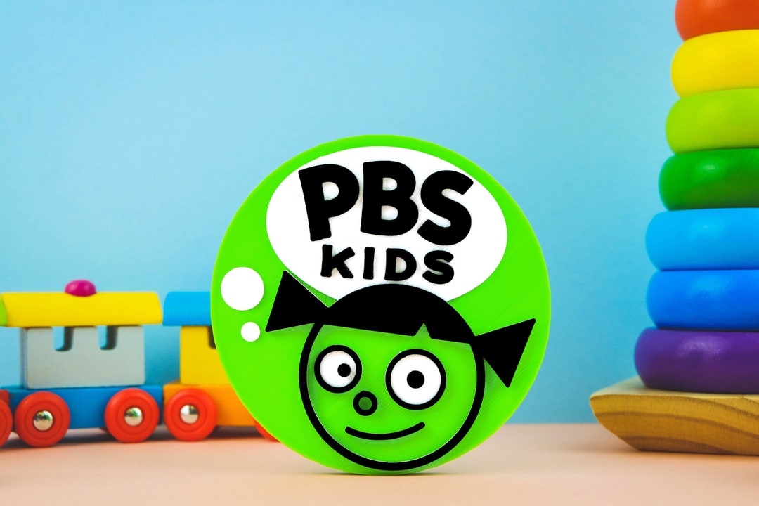 Kaleigh PBS Kids 3D Printed Logo Dash Dot Kid Toy Gift Pretend Play 3D ...