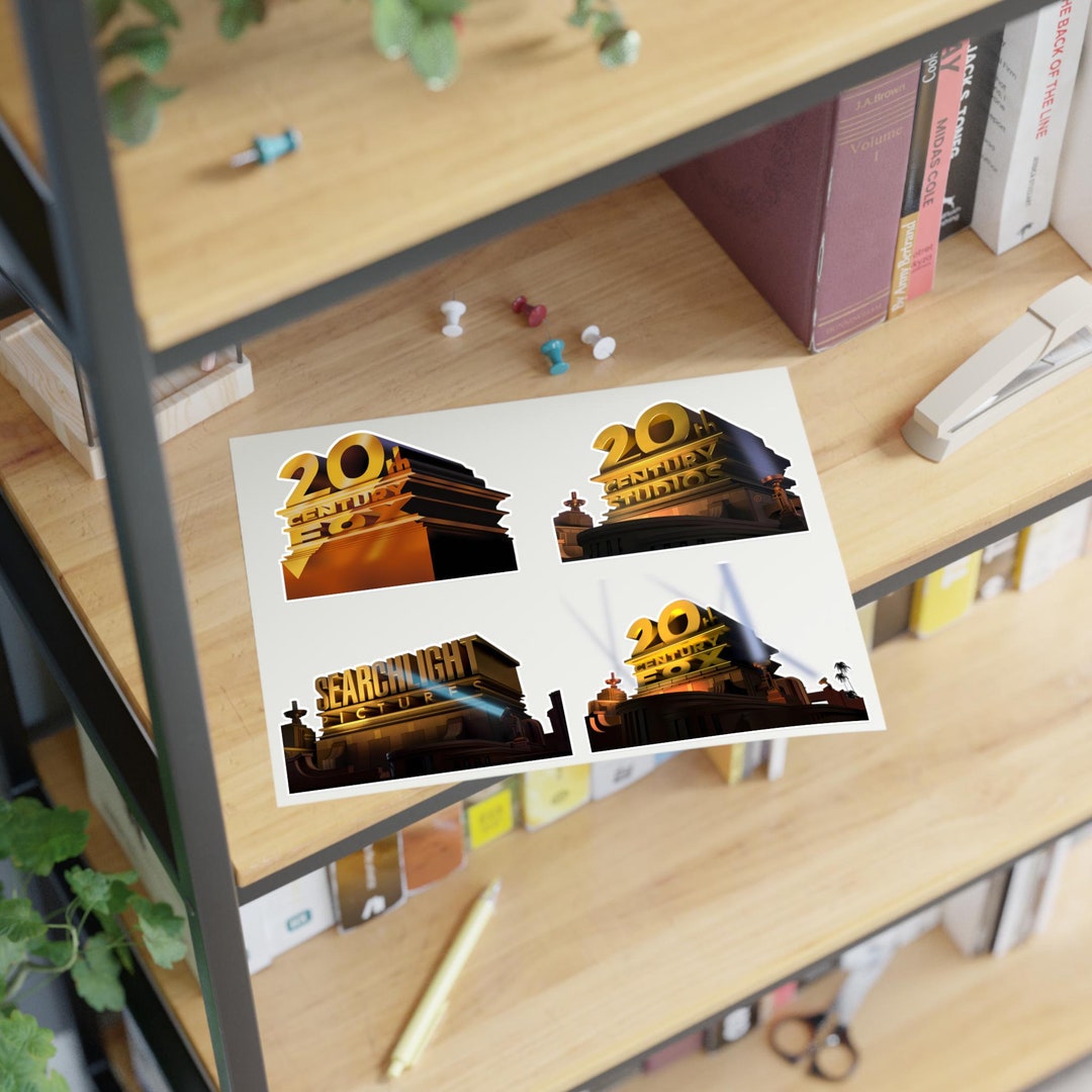 4 Stickers 20th Century Fox Sticker Logo 20th Century Studios Toy ...