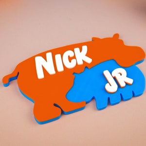 Nick Jr Hippos Logo 3D Printed Logo Kids Toy - Etsy