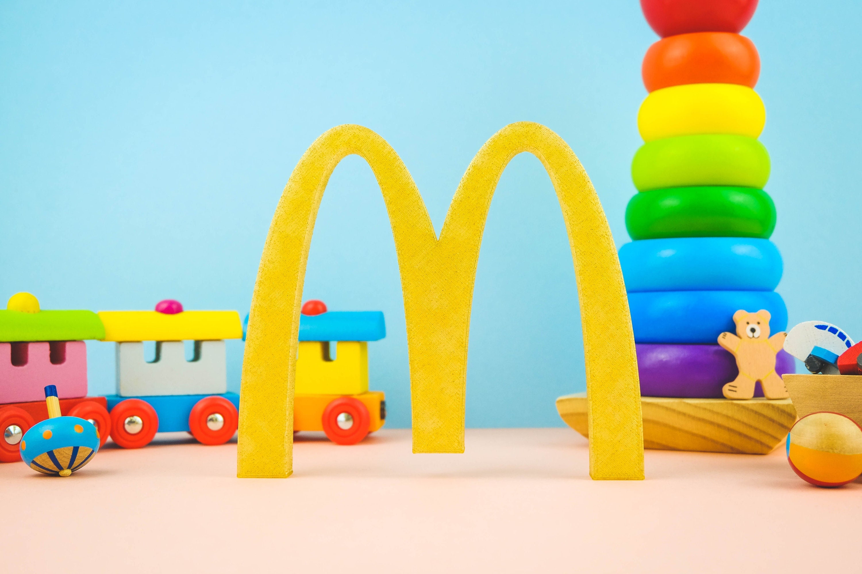 Mcdonalds Logo 3D Printed Mcdonald Arch Pretend Play Kids Toy - Etsy ...