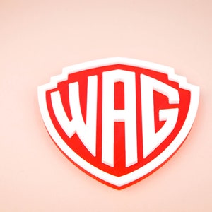 WAG Warner Animation Group Logo 3D Printed Pretend Play Kids Toy 3D ...