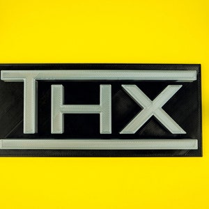 THX 3D Printed Logo Sign Home Cinema Theater Decor 3D Print Decoration ...