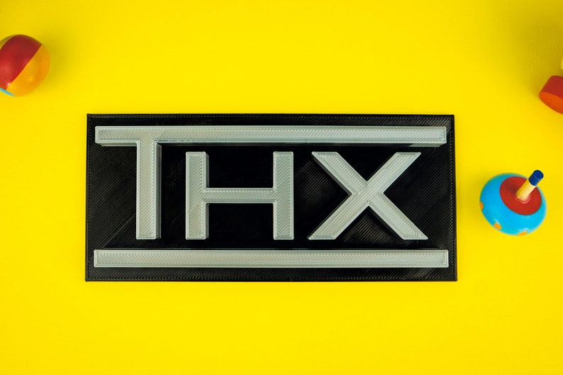 THX 3D Printed Logo Sign Home Cinema Theater Decor 3D Print Decoration ...