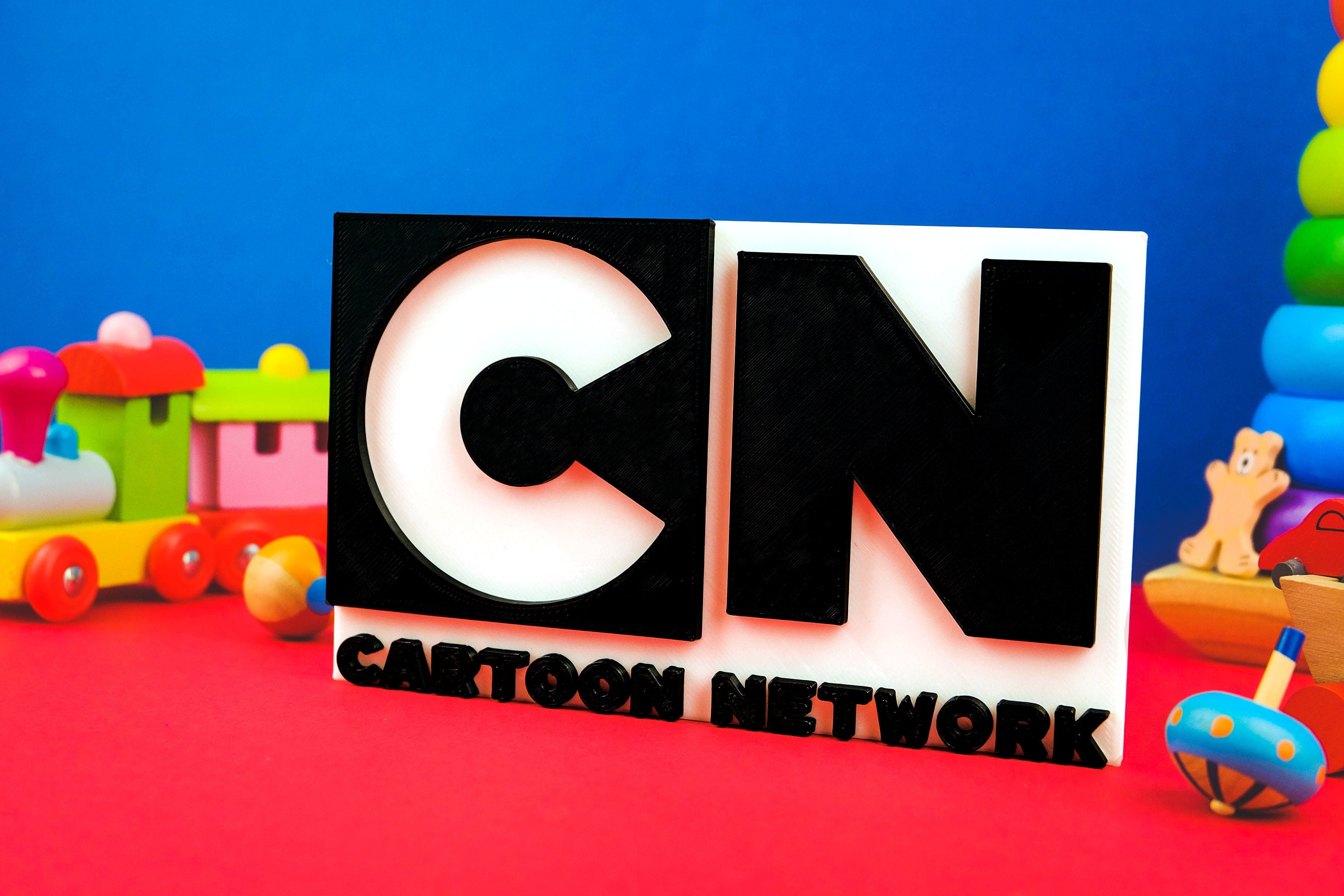 CN Cartoon Network Logo 3D Printed Pretend Play Kids Toy 3D - Etsy ...