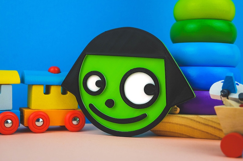 Dot Face PBS Kids 3D Printed Logo - Etsy