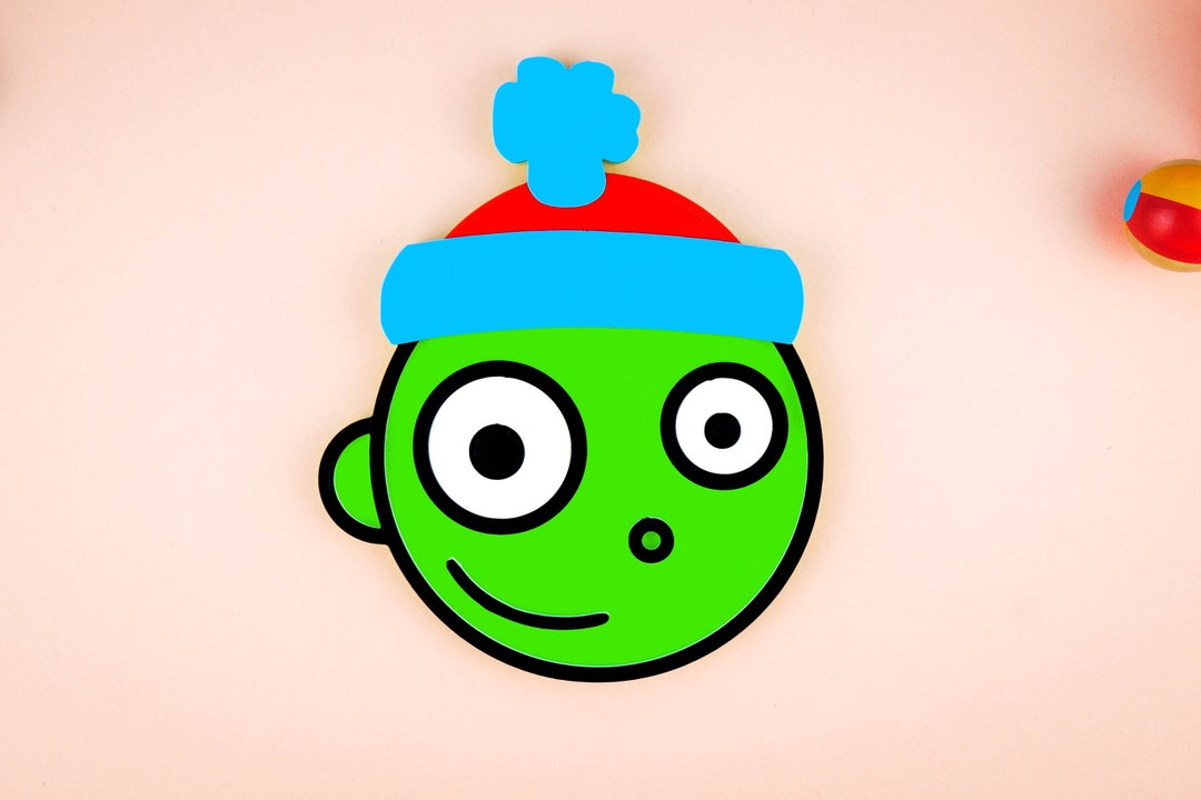 Dan PBS Kids Face Figure Pretend Play Kid Toy 3D Printed Dash Dot PBS ...