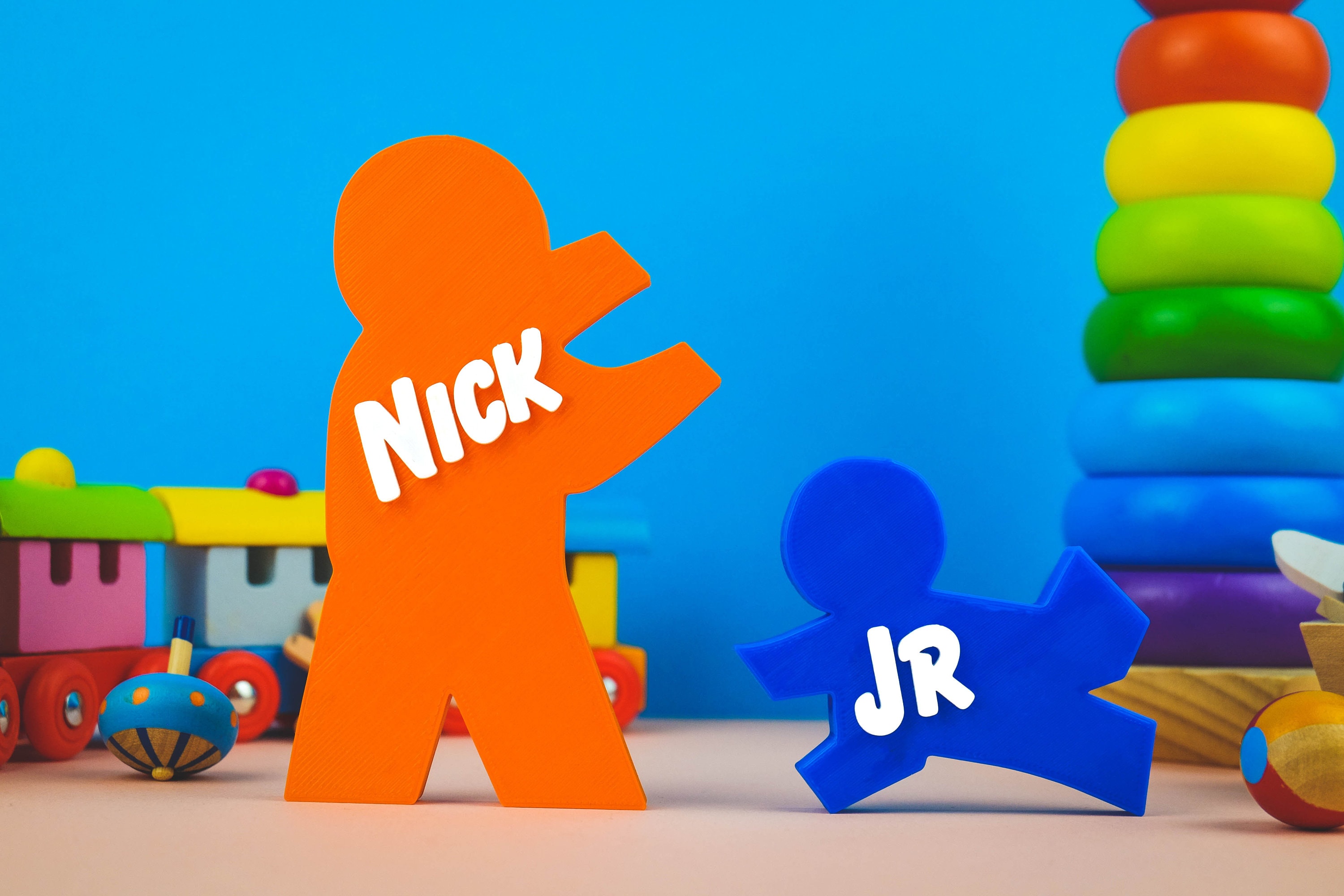 Nick JR Father & Son 3D Printed Logo Clasic Version - Etsy Canada