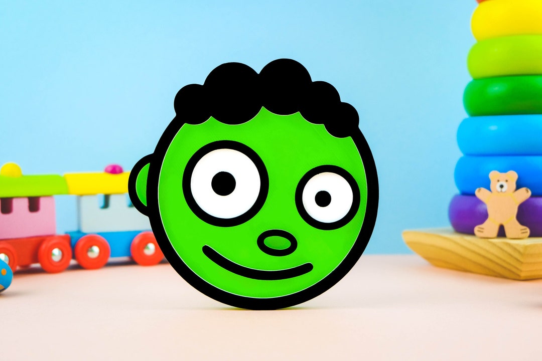 Pablo PBS Kids Face Figure Pretend Play Kid Toy 3D Printed Dash Dot PBS ...