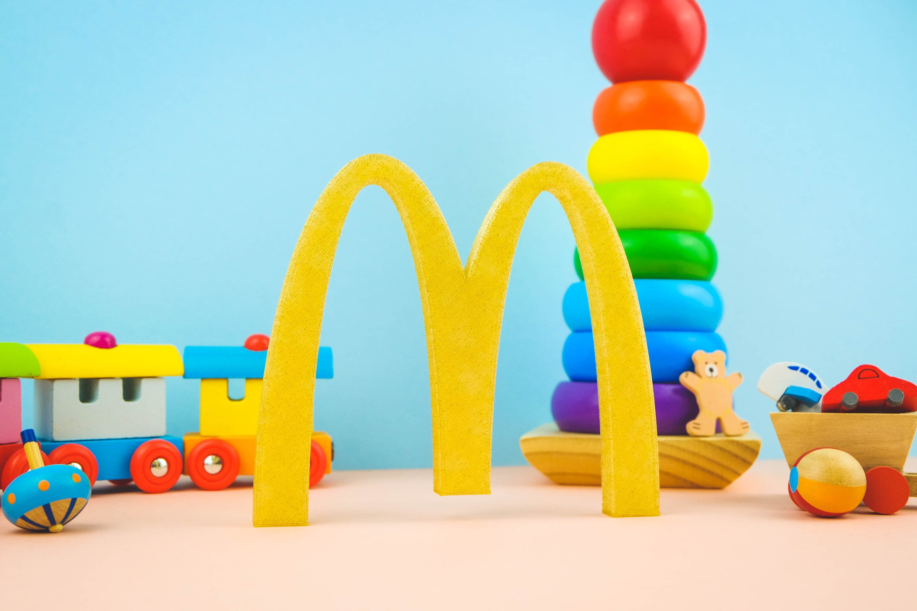Mcdonalds Logo 3D Printed Mcdonald Arch Pretend Play Kids Toy - Etsy ...