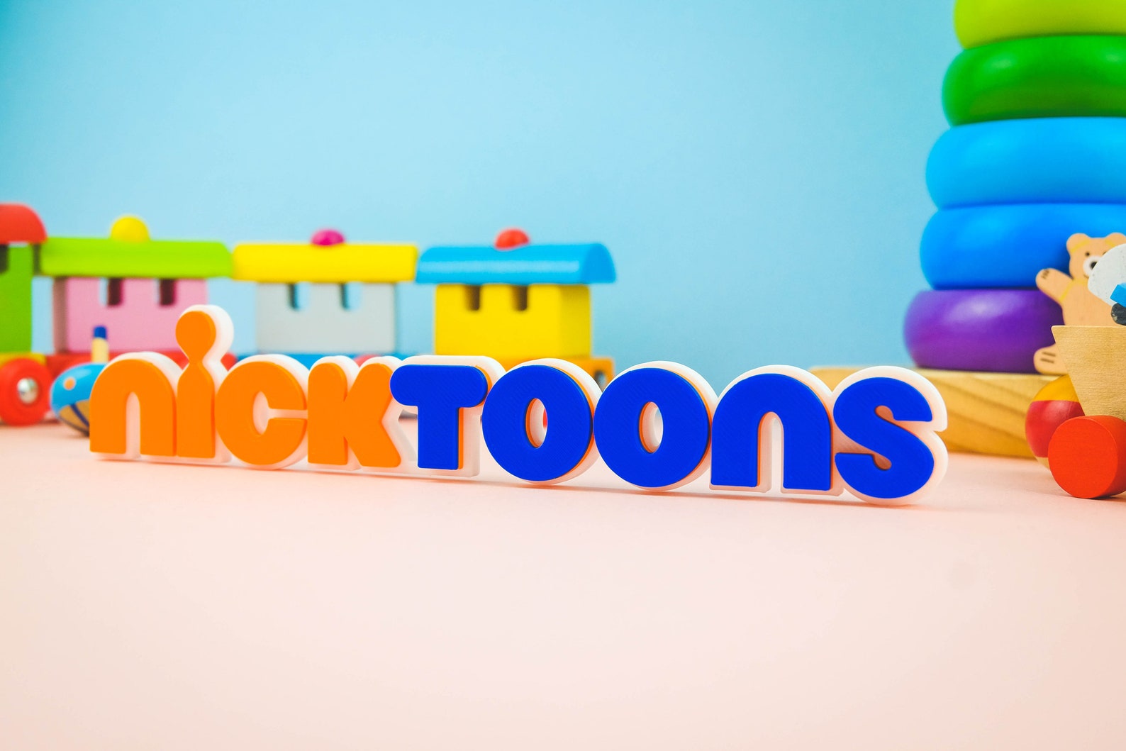 Nick Toons Logo Stand 3D Printed Kids Toy Gift Pretend Play - Etsy