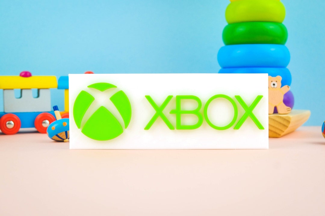 XBOX Logo 3D Printed Decoration Pretend Play Kids Toy 3D Printing Man ...