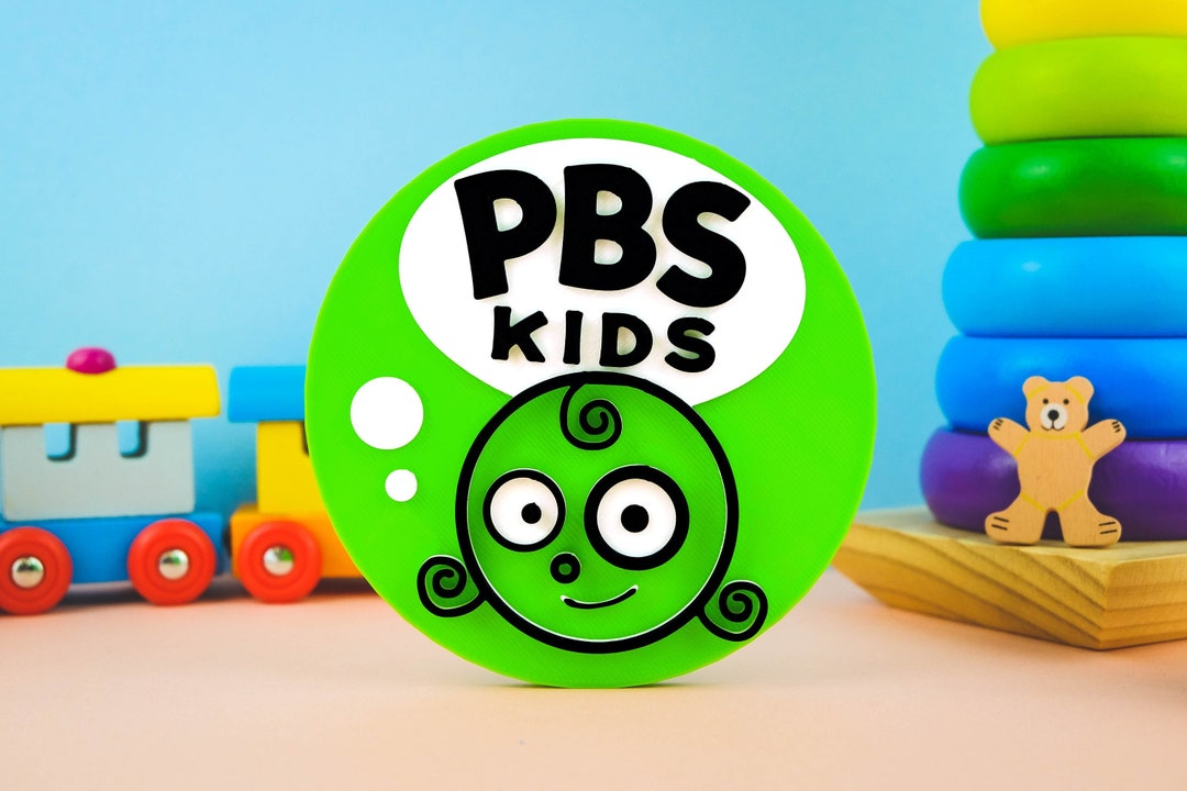 Caroline PBS Kids 3D Printed Logo Dash Dot Kid Toy Gift Pretend Play 3D ...