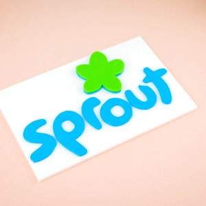 Sprout 3D Printed Logo Pretend Play TVOKIDS 20th Century Fox Kid TV ...