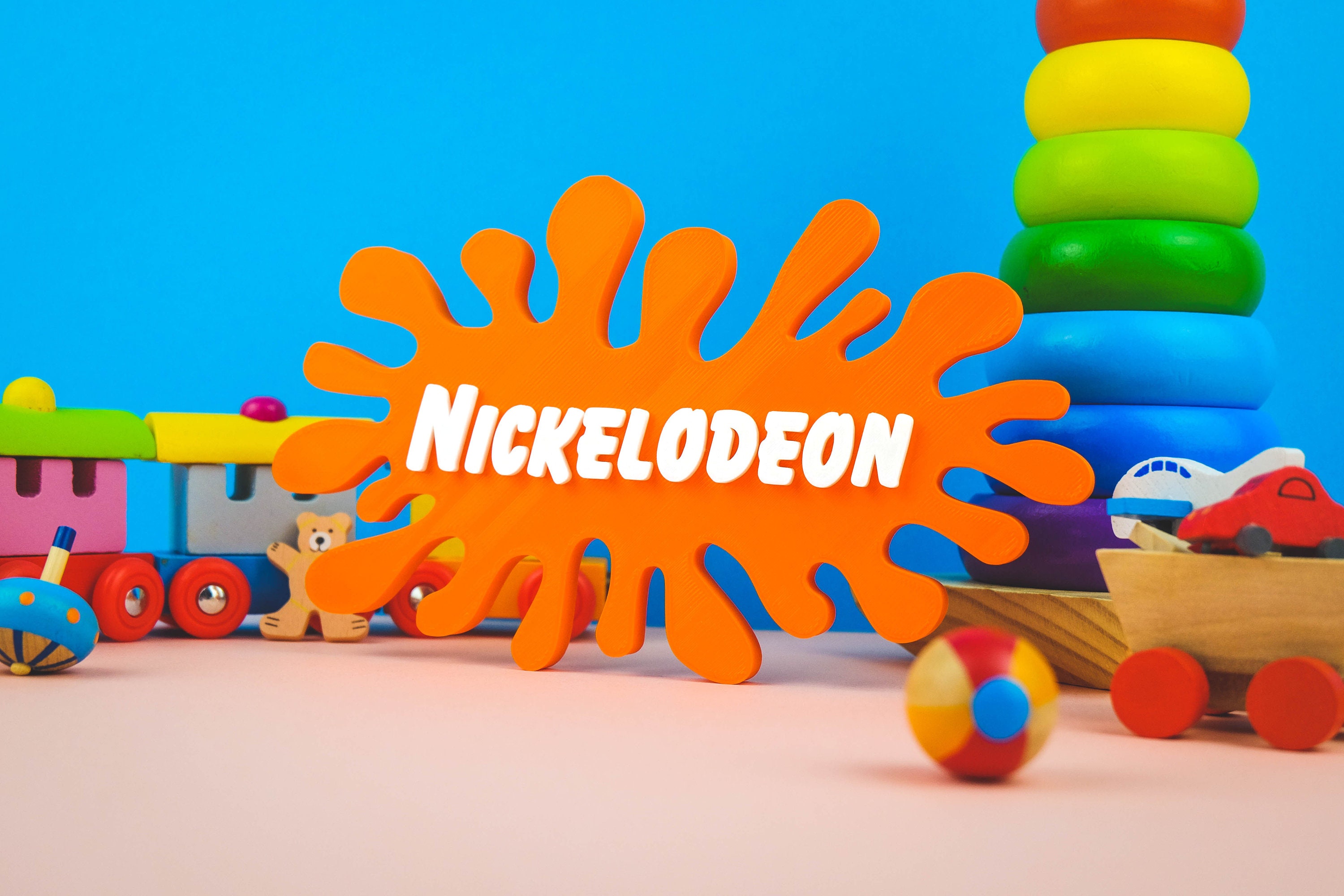 Nickelodeon 3D Printed Clasic Logo Kids Toy Pretend Play 20th - Etsy UK