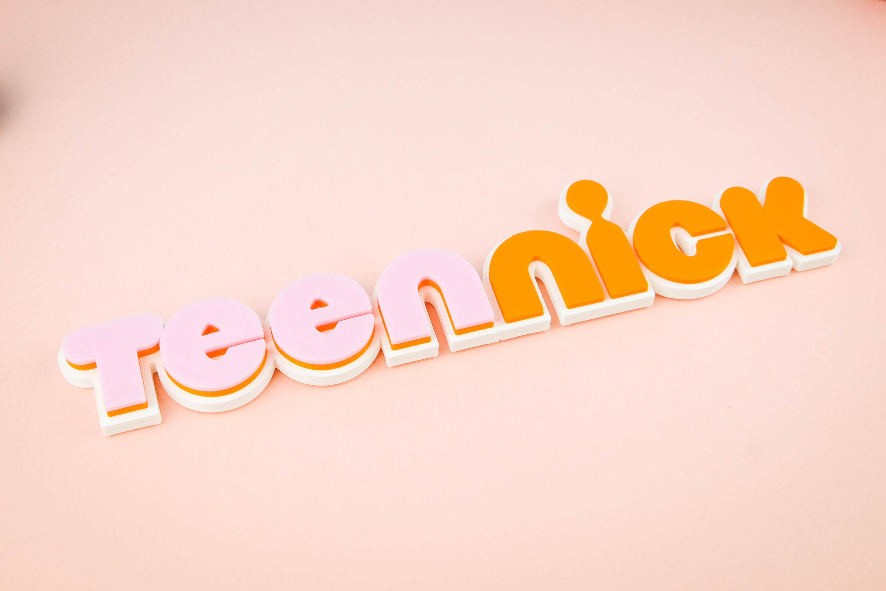 Teen Nick Logo Stand 3D Printed Kids Toy Gift Pretend Play - Etsy