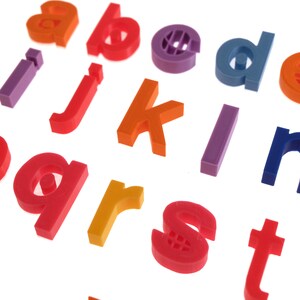 TVOKIDS Lowercase Alphabet 3D Printed Letters Logo 3D Printing Custom ...