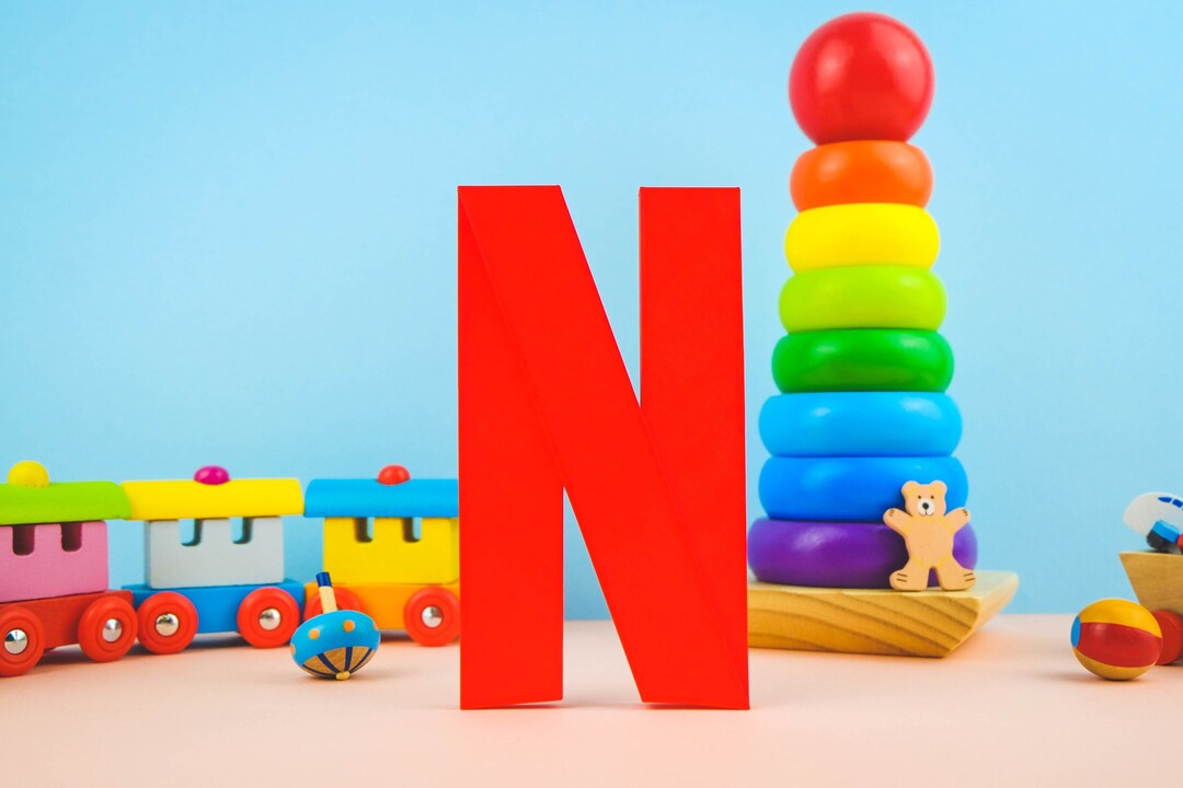 Netflix Logo 3D Printed Pretend Play Kids Toy 3D Printing Series Movies ...