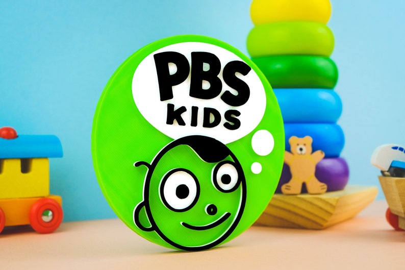 Matt PBS Kids 3D Printed Logo Dash Dot Kid Toy Gift Pretend - Etsy
