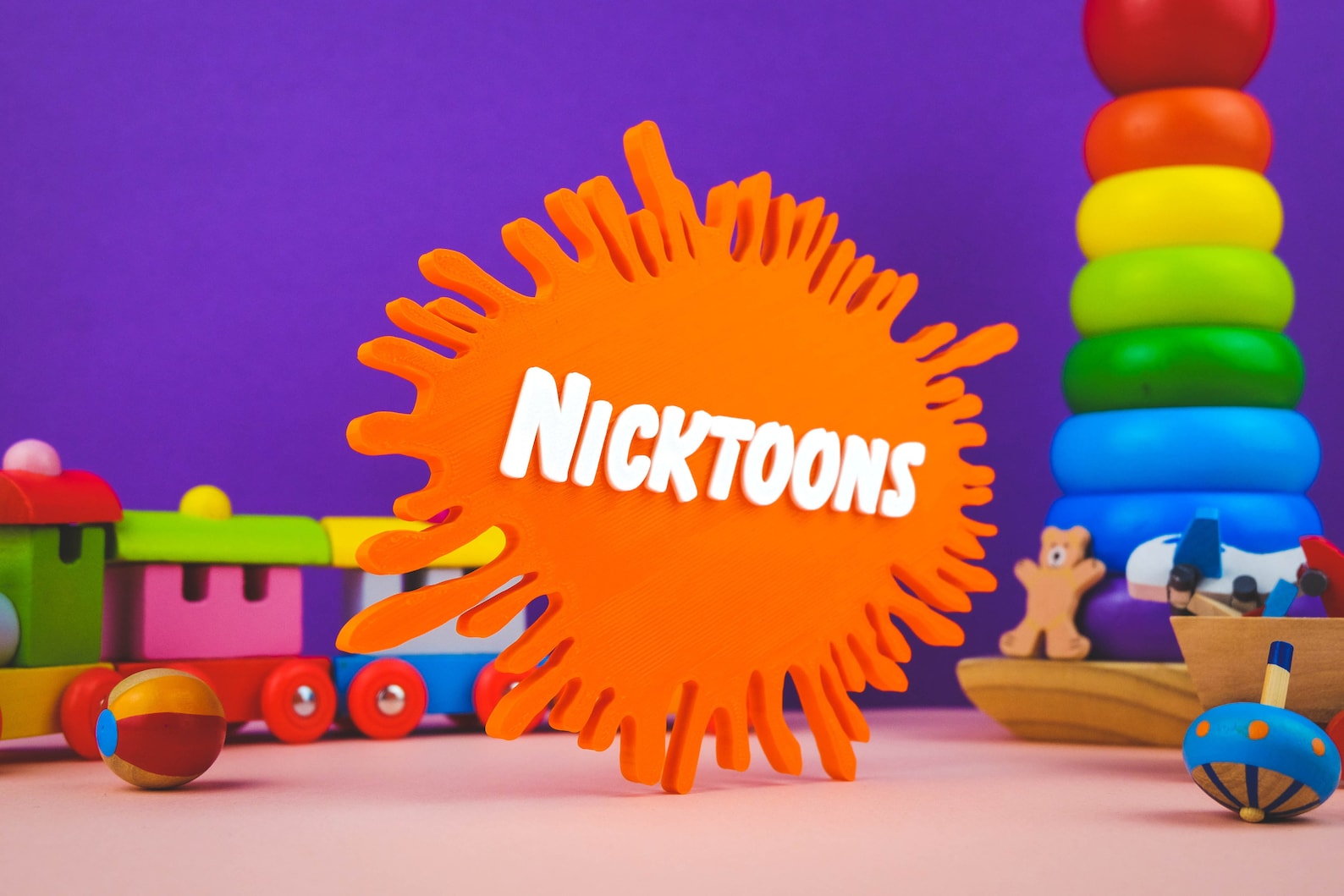 Nickelodeon Nicktoons Old TV Logo Nick Junior Jr 3D Printed - Etsy