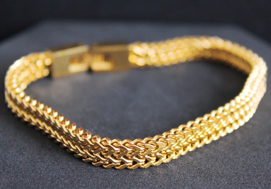 Black Men's Bracelet Black Chain Bracelet for Men WATERPROOF Stainless ...