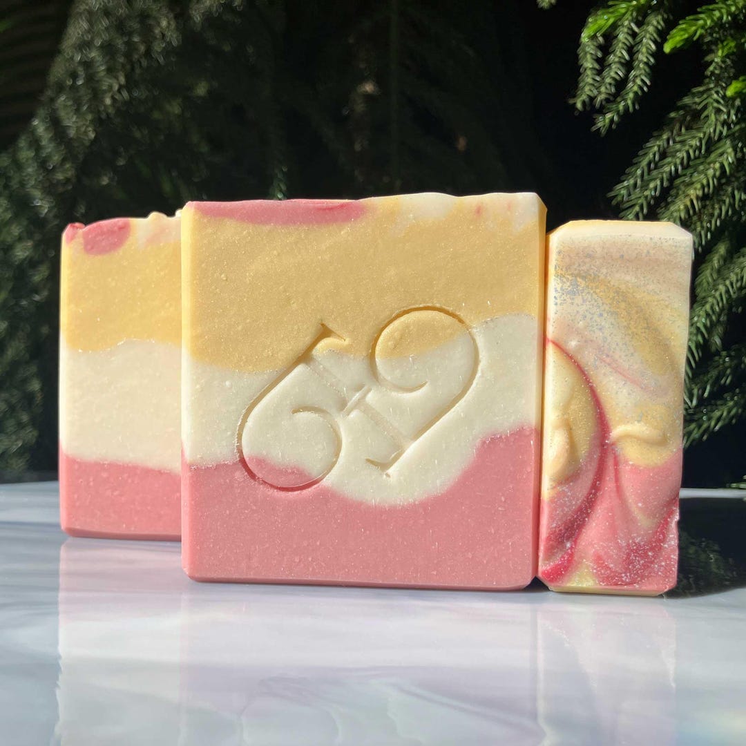 Daisy Scented Handmade Soap Bars Rich Skin Loving 30% Shea/mango ...